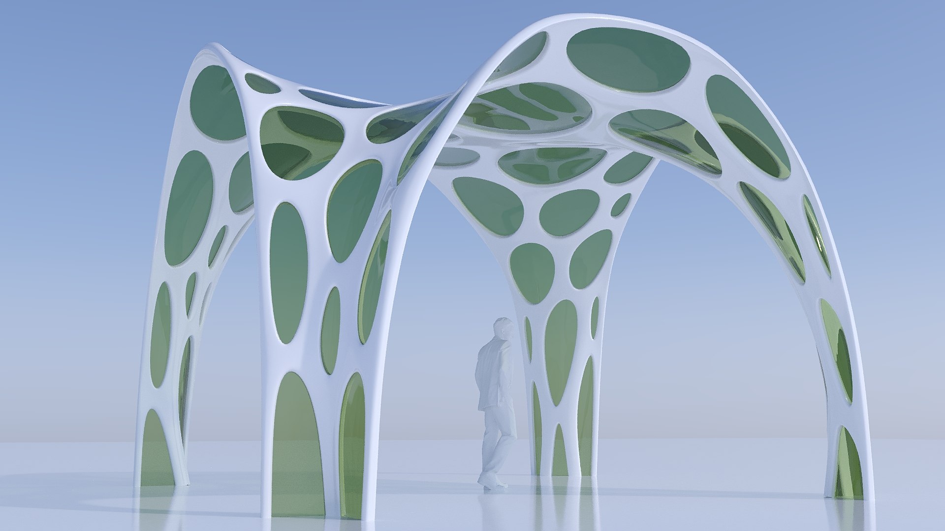 Parametric Pergola Stand 3D Model - TurboSquid 2055126