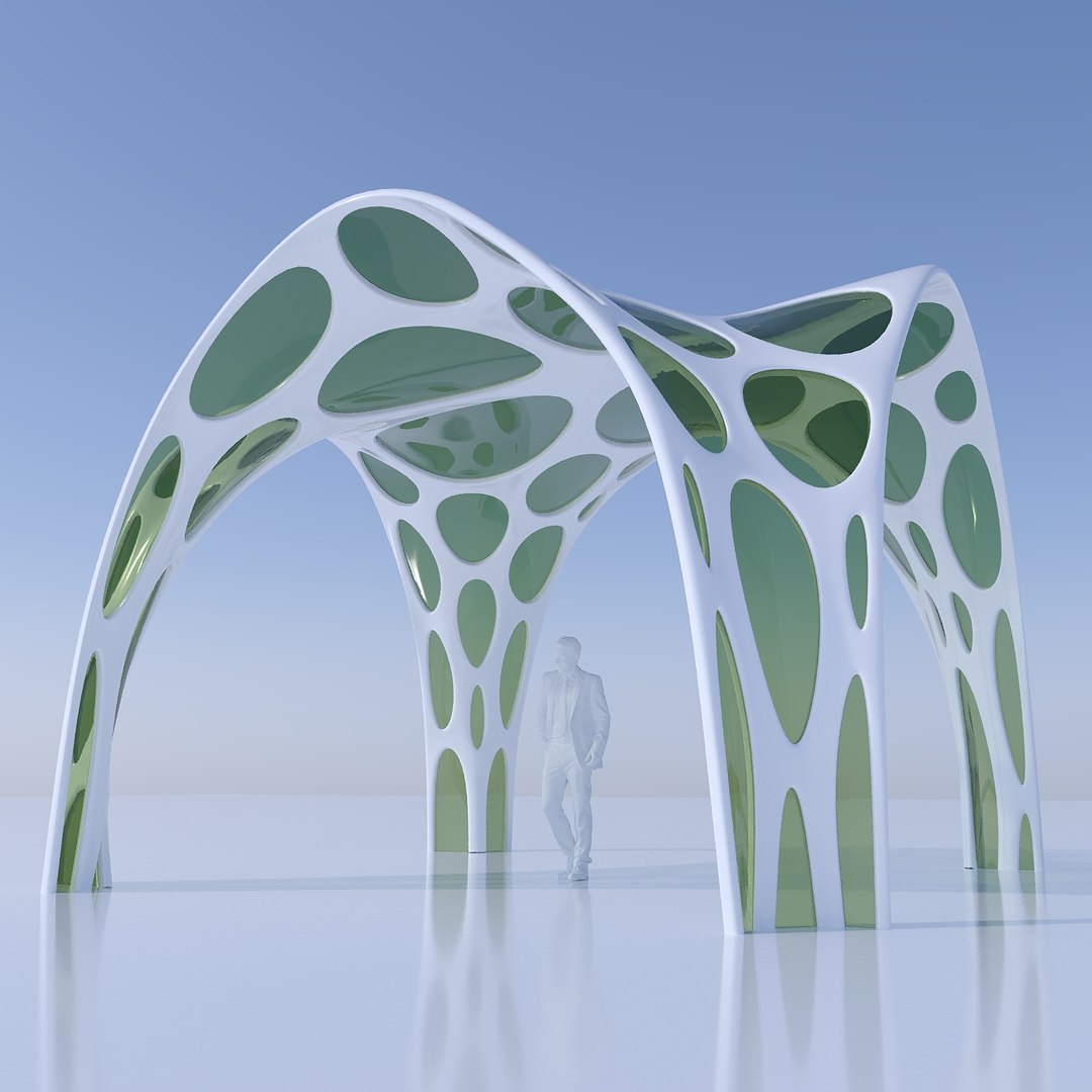 Parametric Pergola Stand 3D Model - TurboSquid 2055126