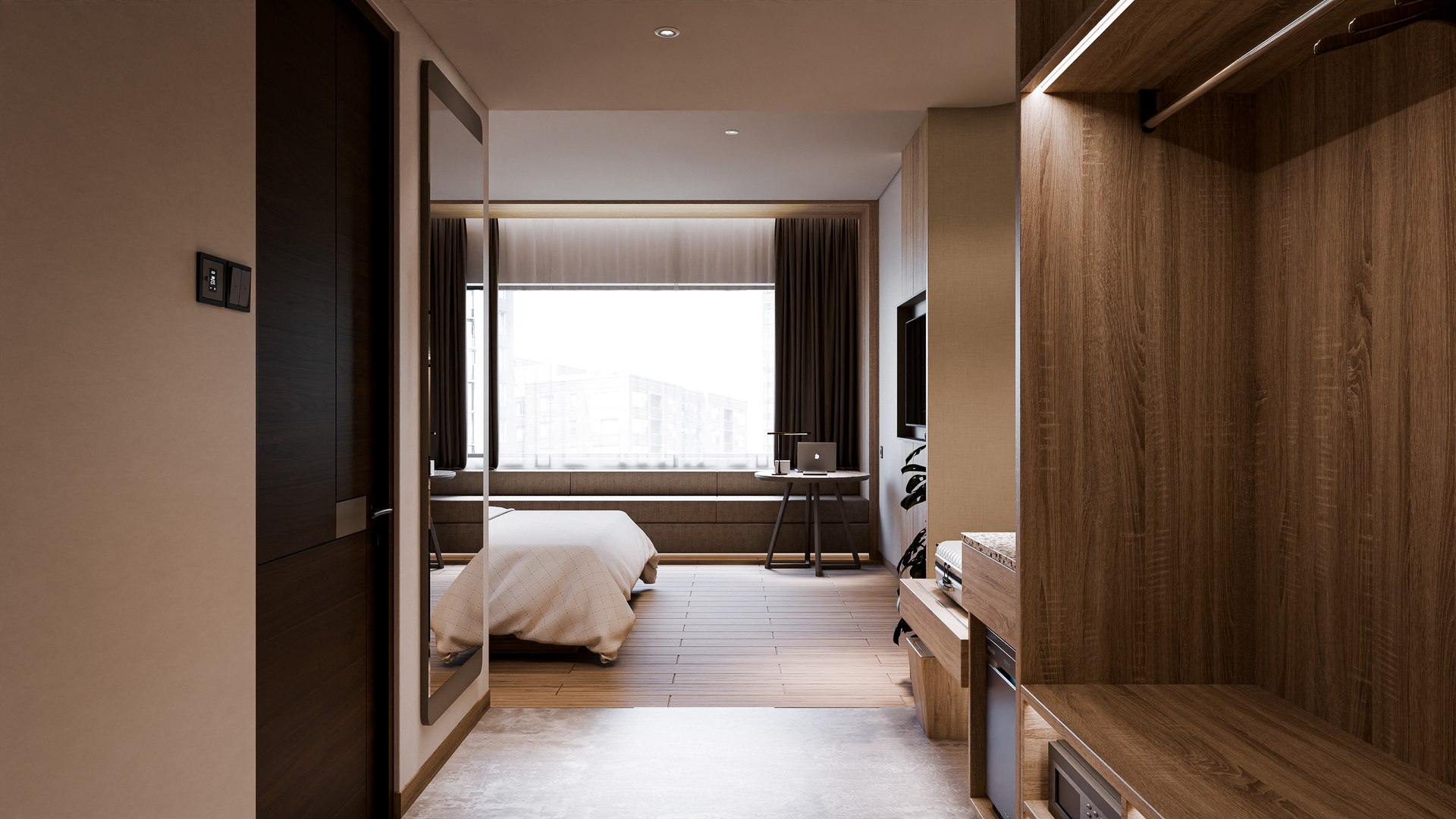 Hotel Bedroom Scene Blender-Fbx-Obj 3D Model - TurboSquid 2375714