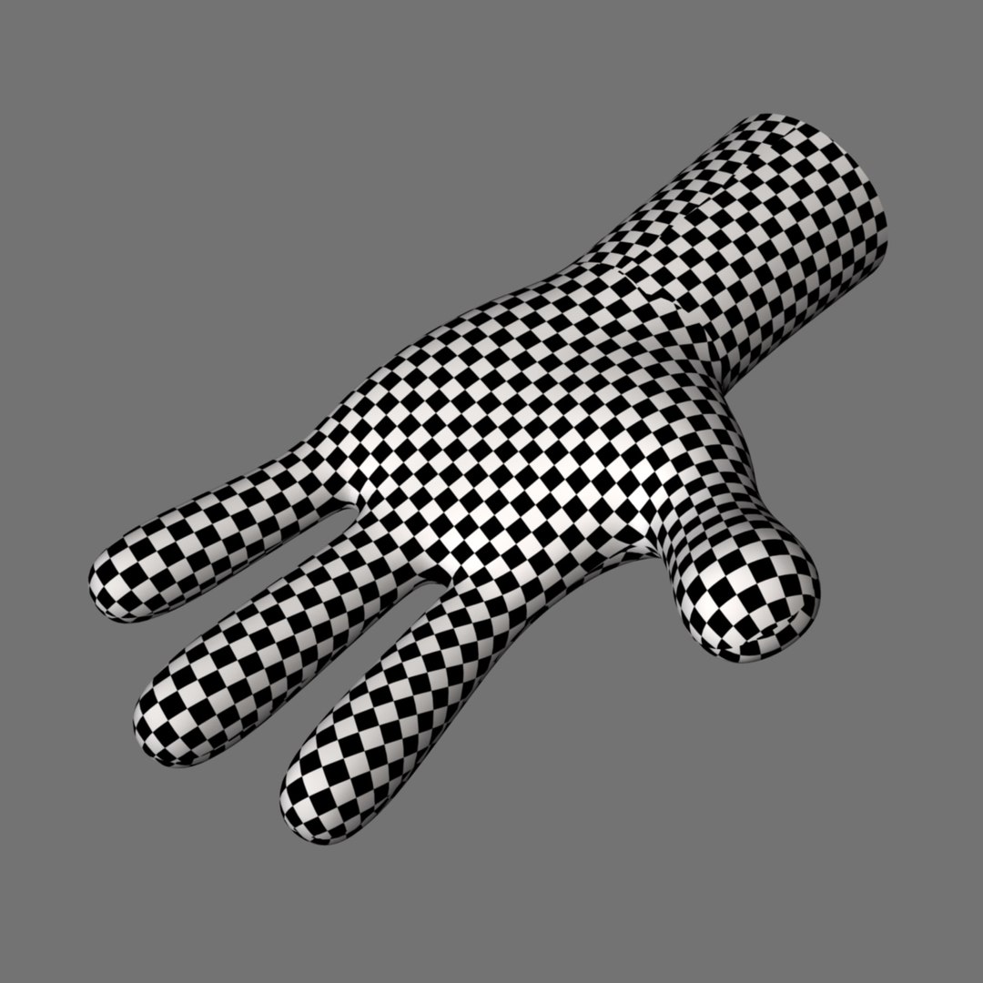 C4d Cartoon Hand No:5