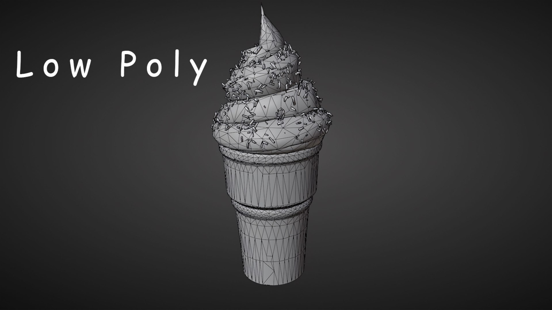 Realstic Ice Cream Sprinkles Model - TurboSquid 2334731