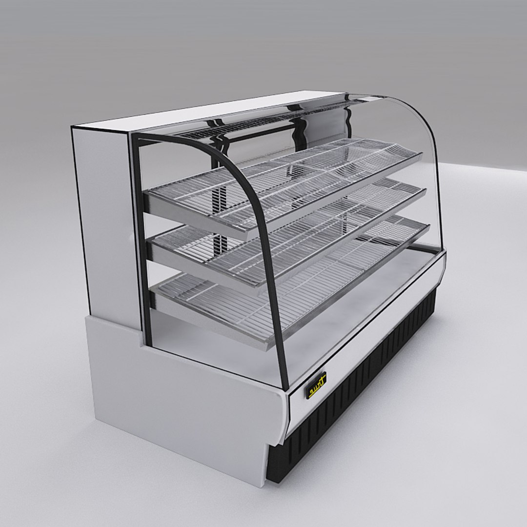 3d Bakery Case Model