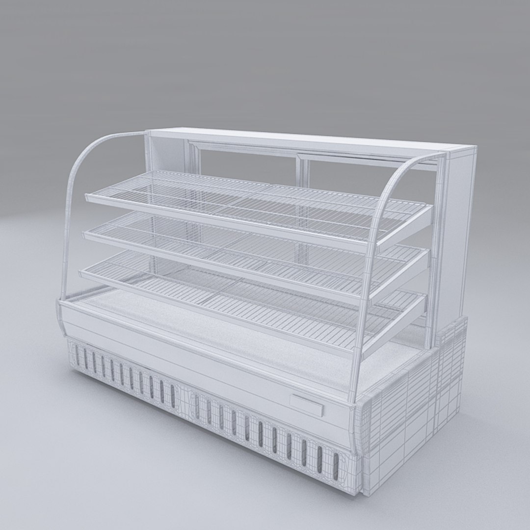 3d Bakery Case Model