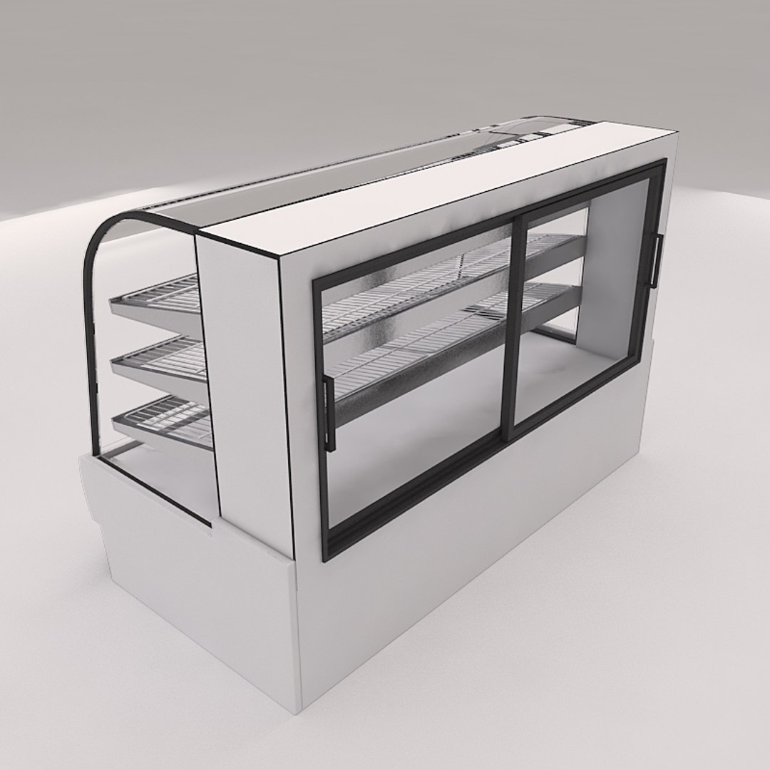 3d Bakery Case Model