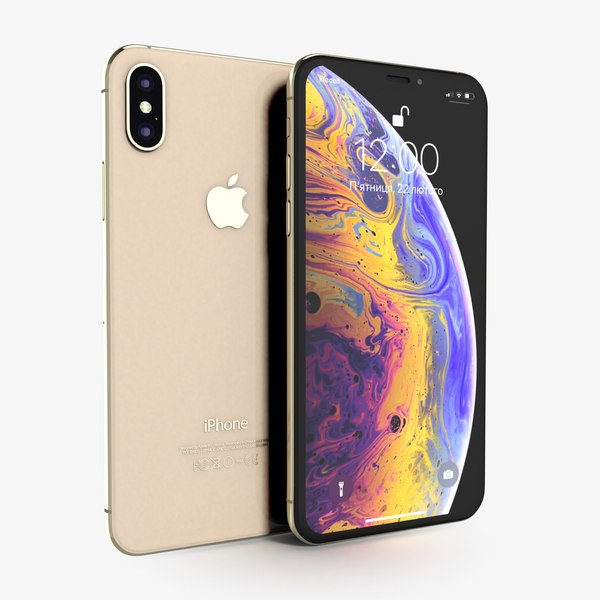 Apple iPhone Xs Gold 3D-Modell - TurboSquid 1381561