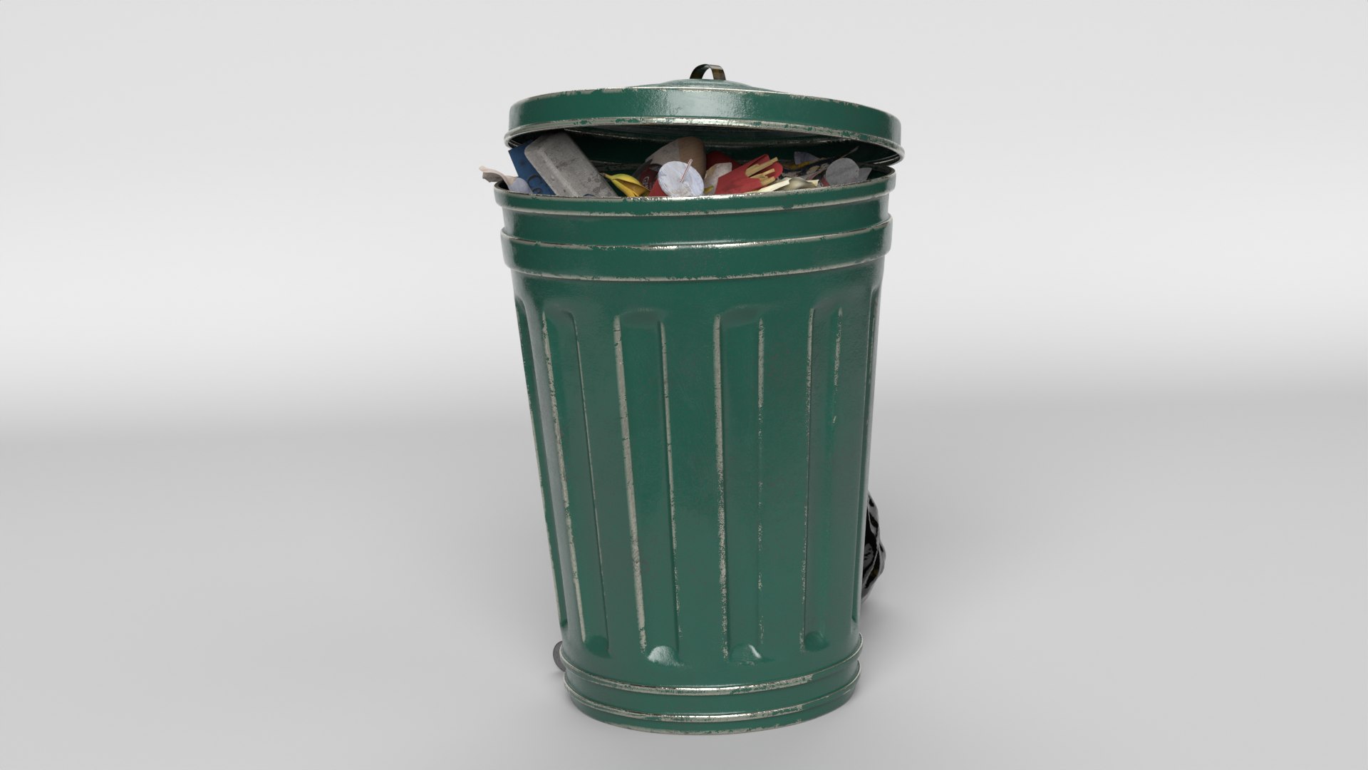 3D Trash Can Full Model - TurboSquid 2152454