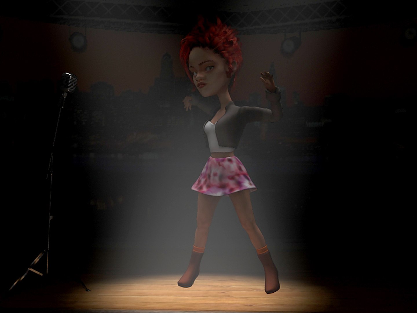 3d Character Clara