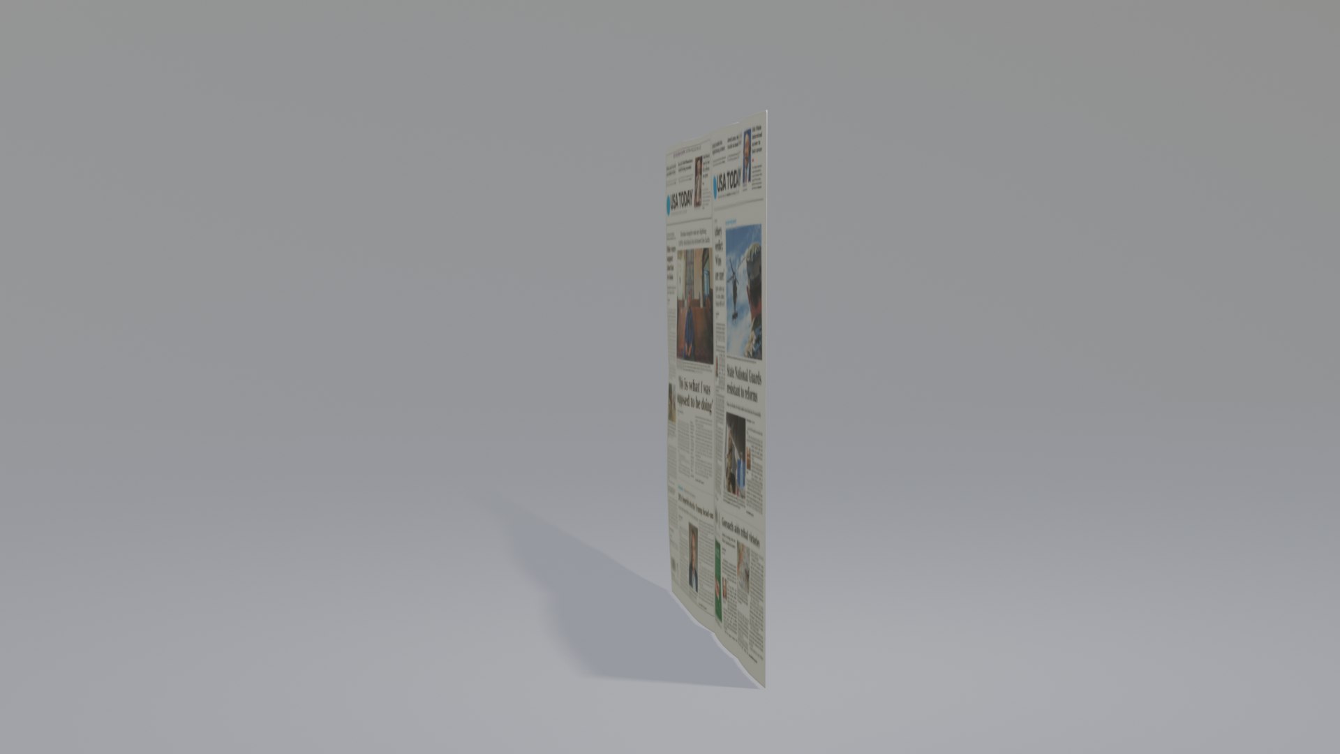 3D Newspaper - TurboSquid 2222456
