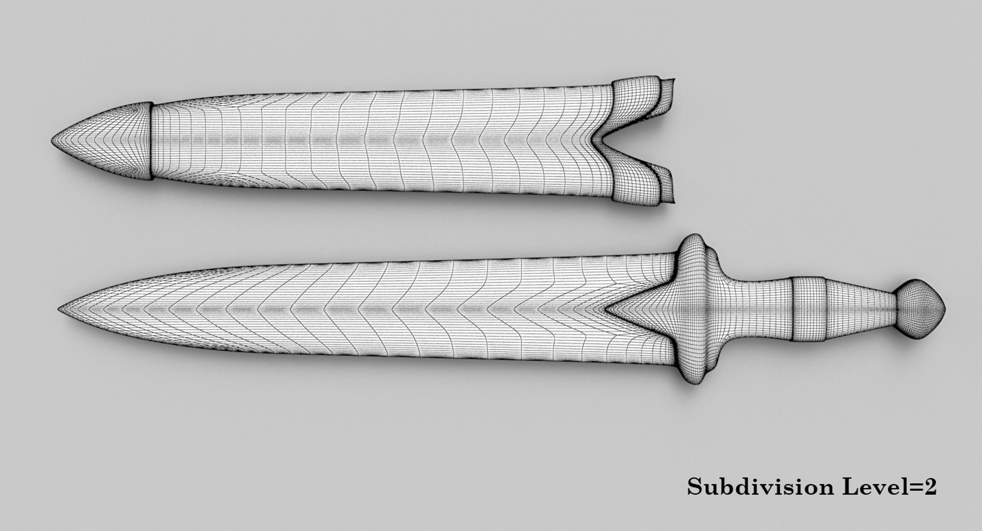 3D Dagger Knife Weapon Model - TurboSquid 1359114