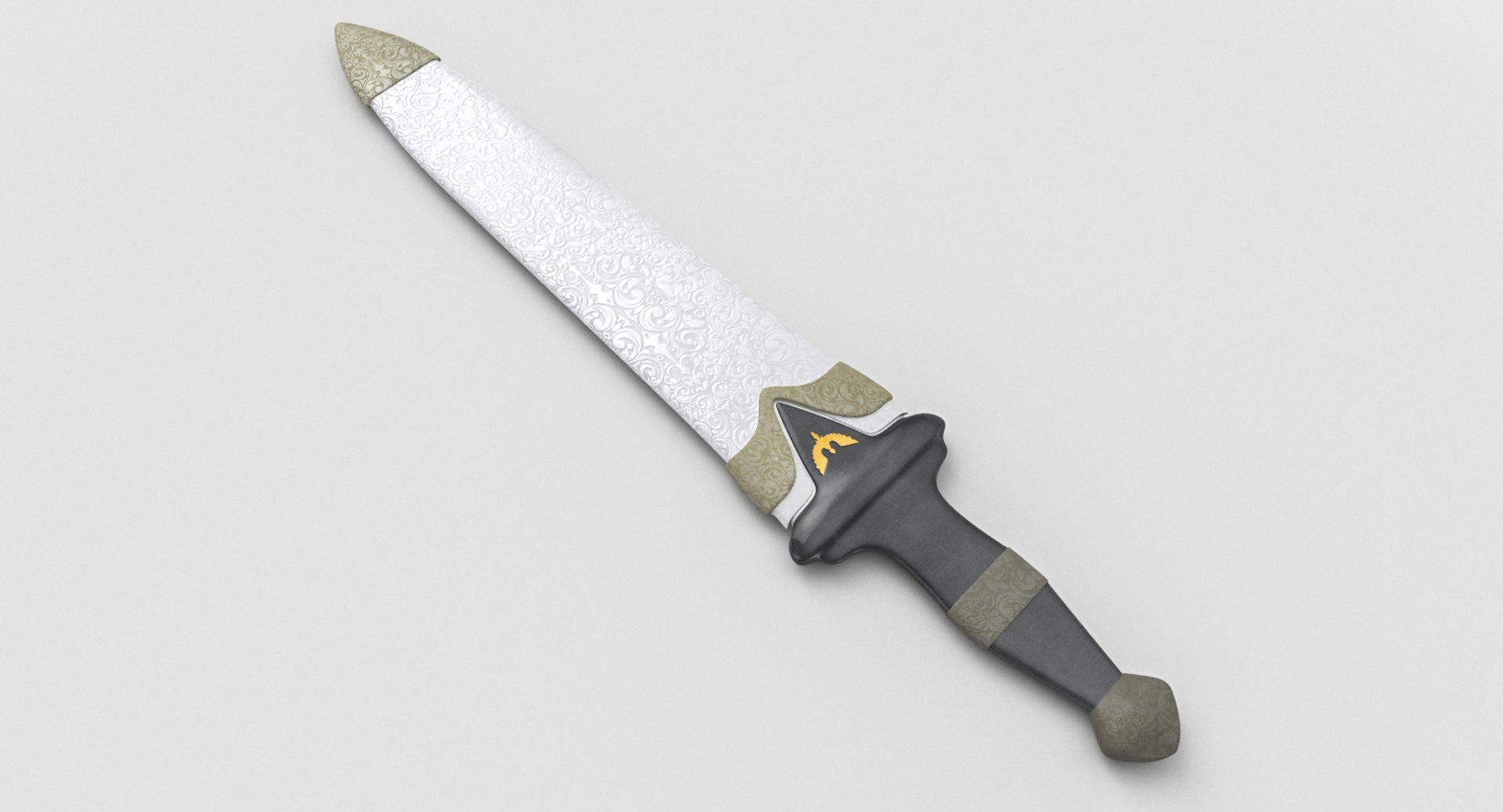 3D Dagger Knife Weapon Model - TurboSquid 1359114