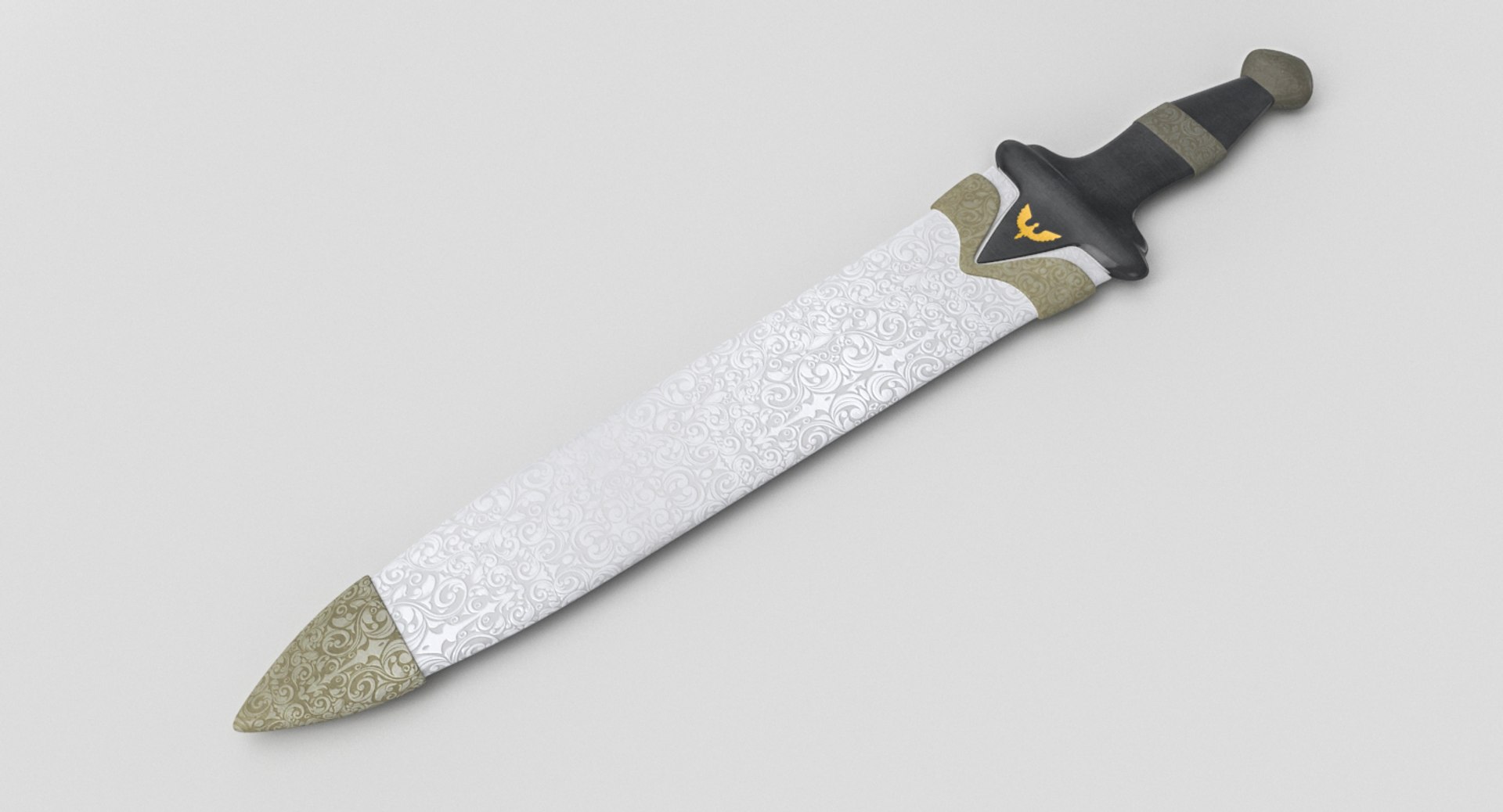 3D Dagger Knife Weapon Model - TurboSquid 1359114