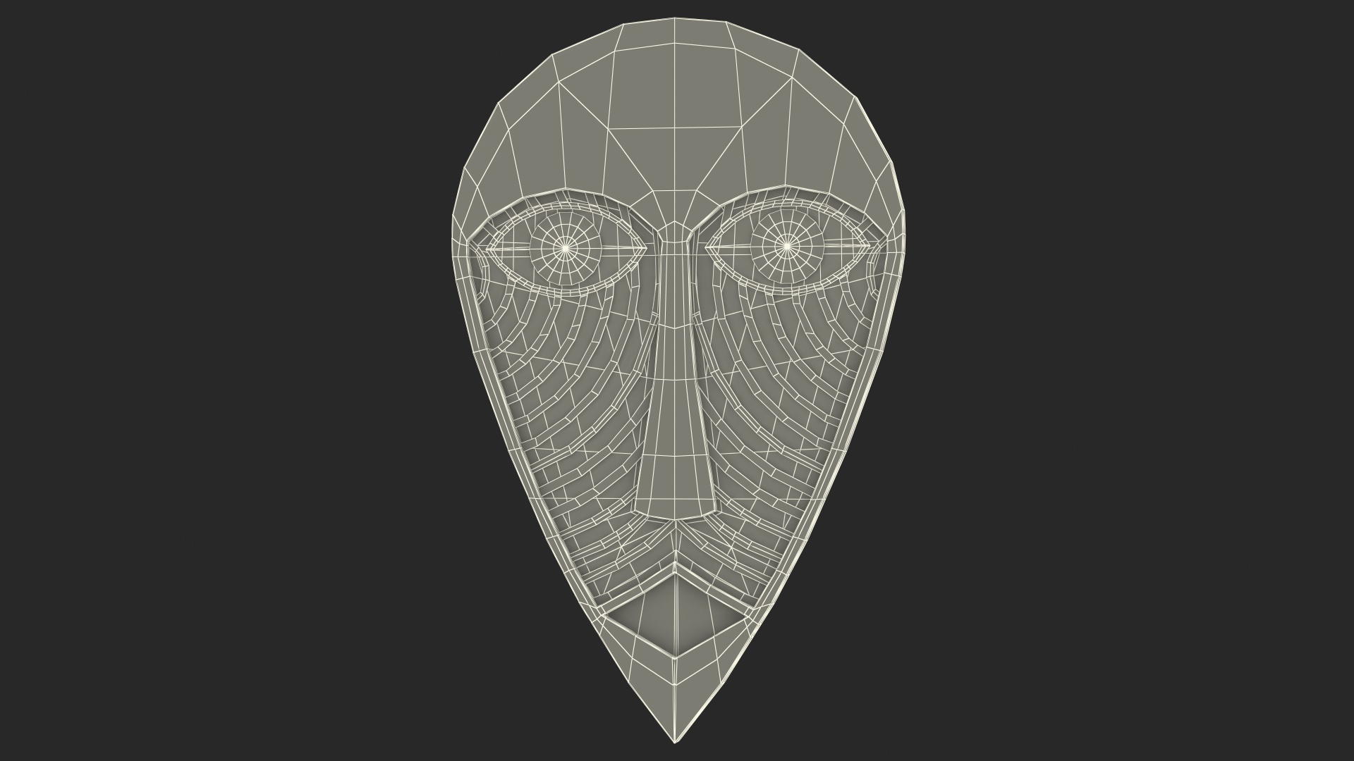 3D Decorative African Design Mask Model - TurboSquid 1595797