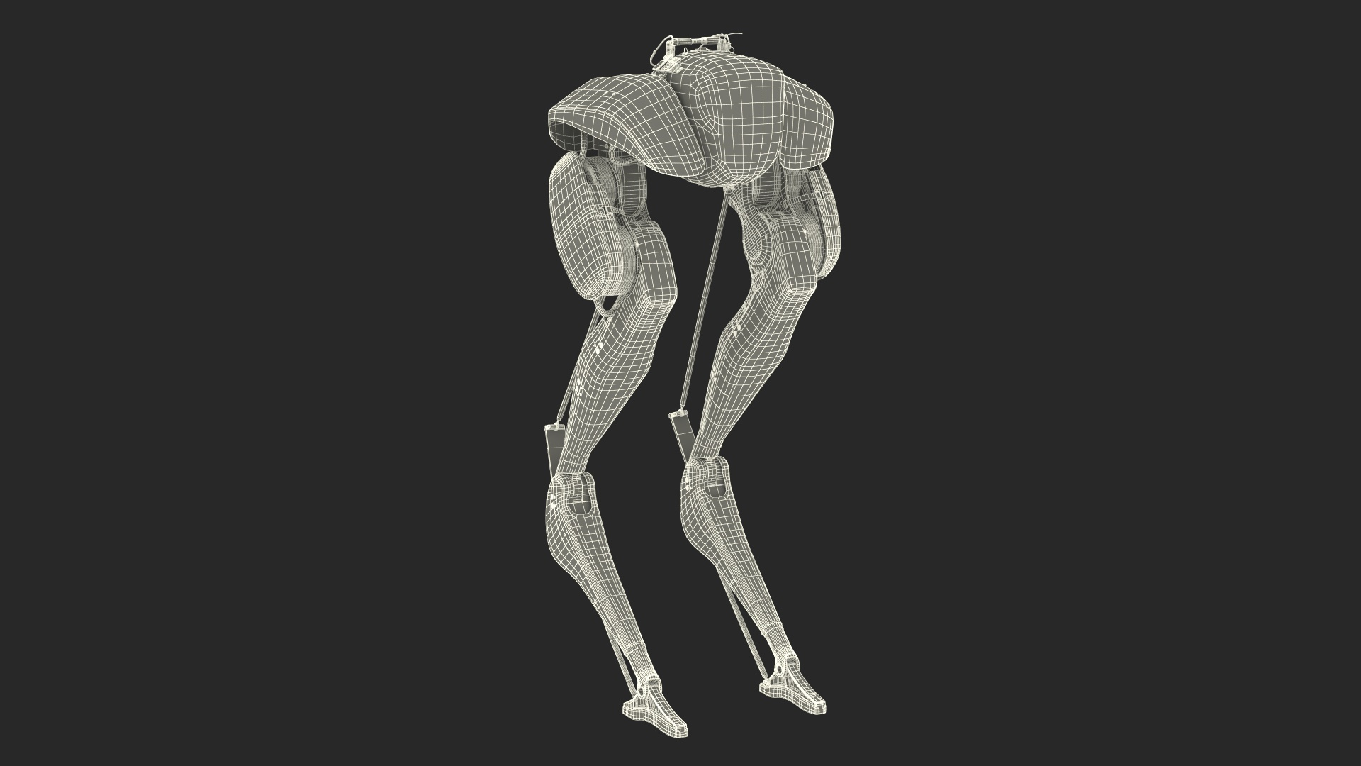 Bipedal Robot Grey 3D Model - TurboSquid 2199124