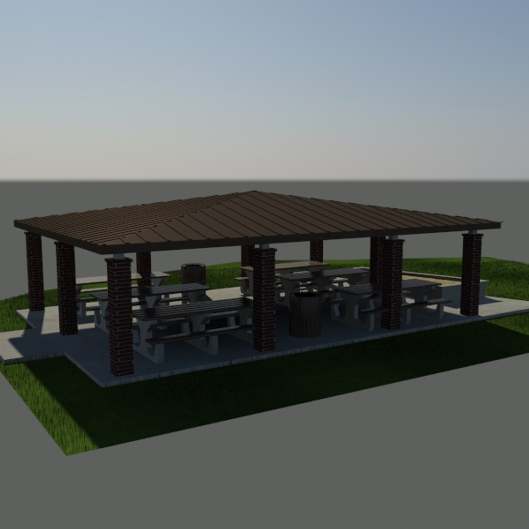 3d max covered patio