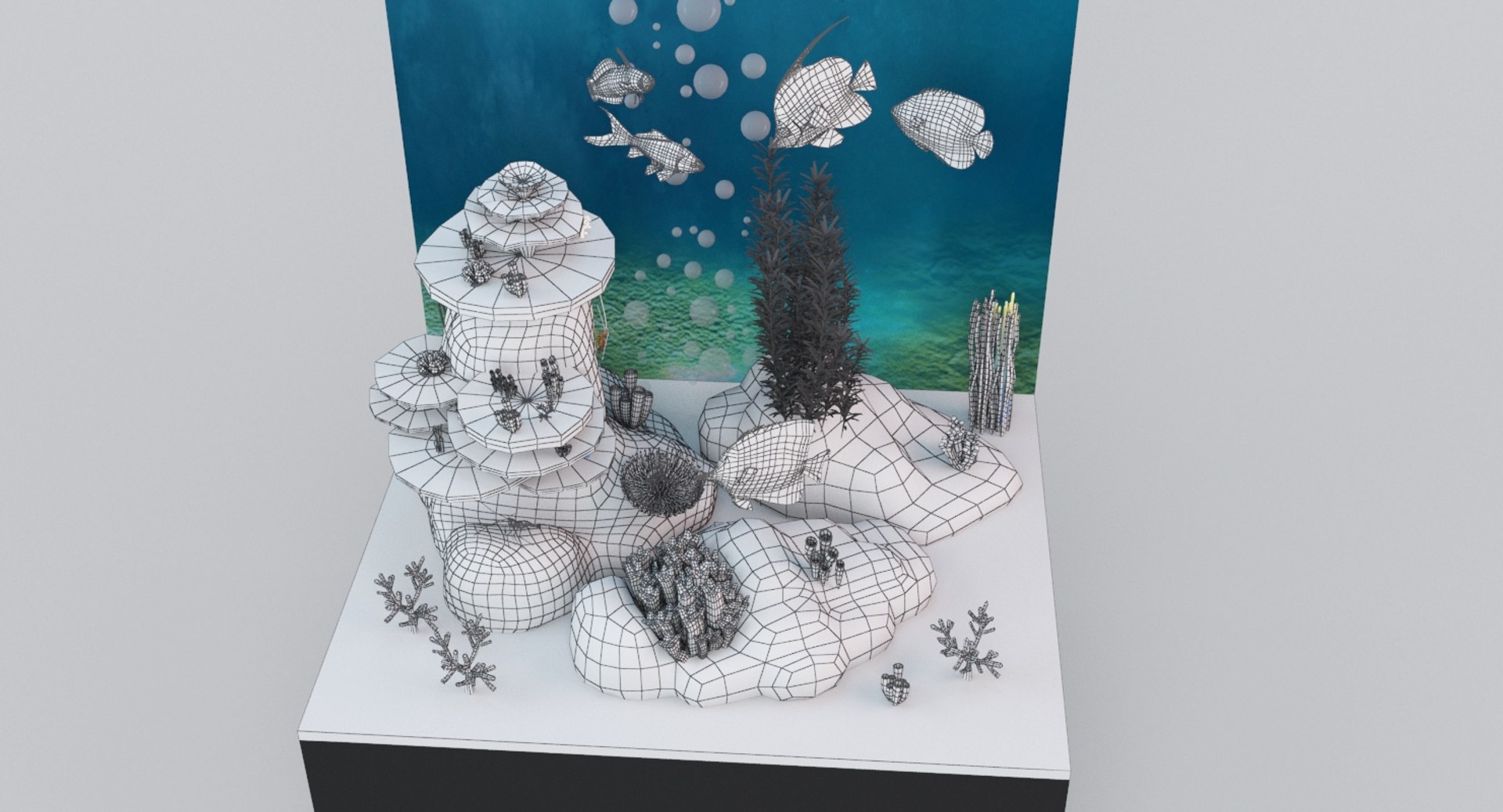 Aquarium 3D Model - TurboSquid 1127555