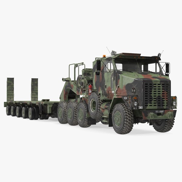 3D camouflage oshkosh m1070 tank model - TurboSquid 1440352