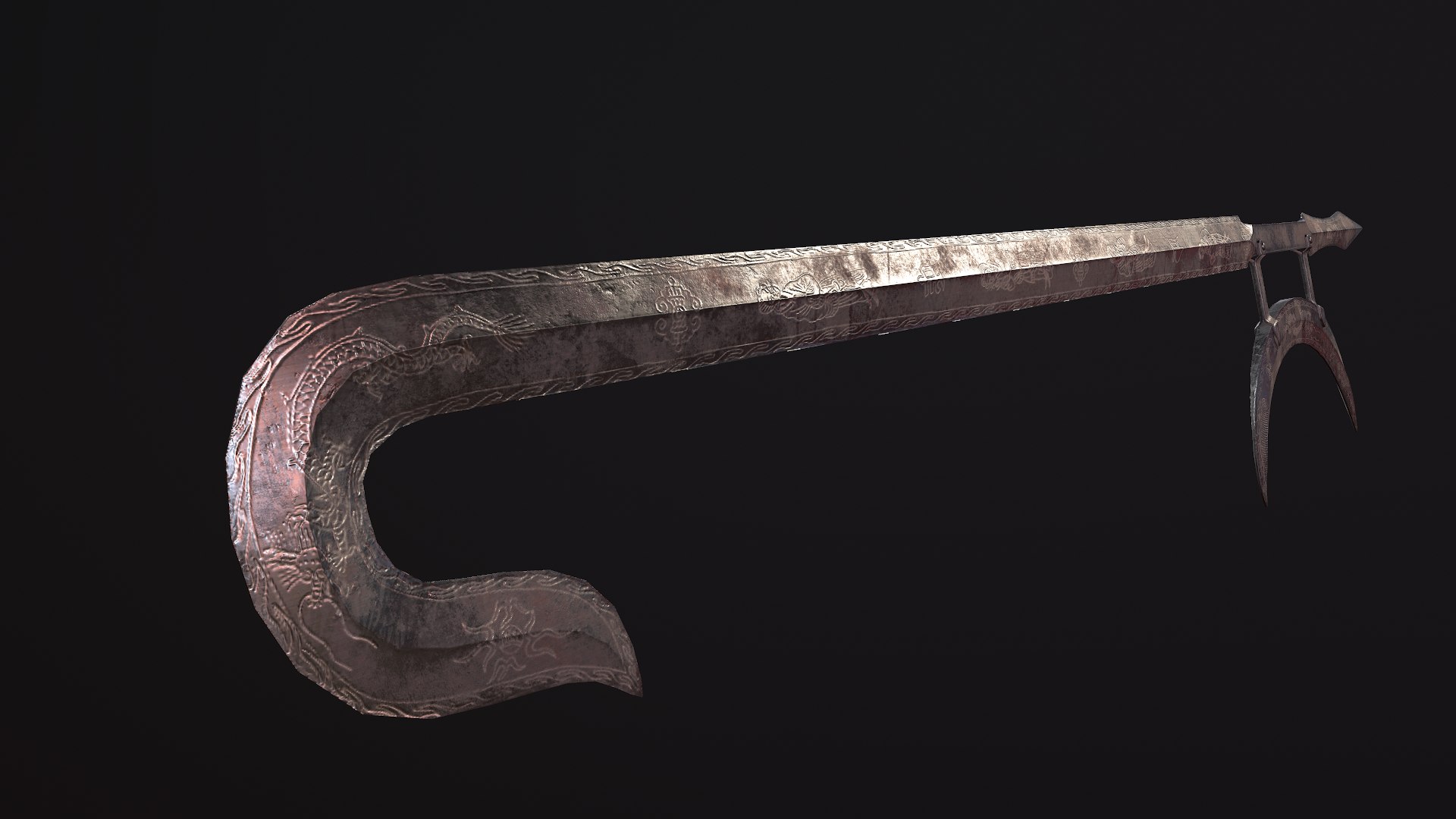 3D Hook Sword - TurboSquid 2209032