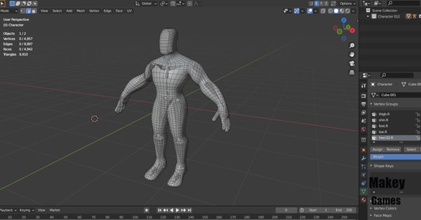 3D Humanoid characters 16 body types 3D - TurboSquid 2066107
