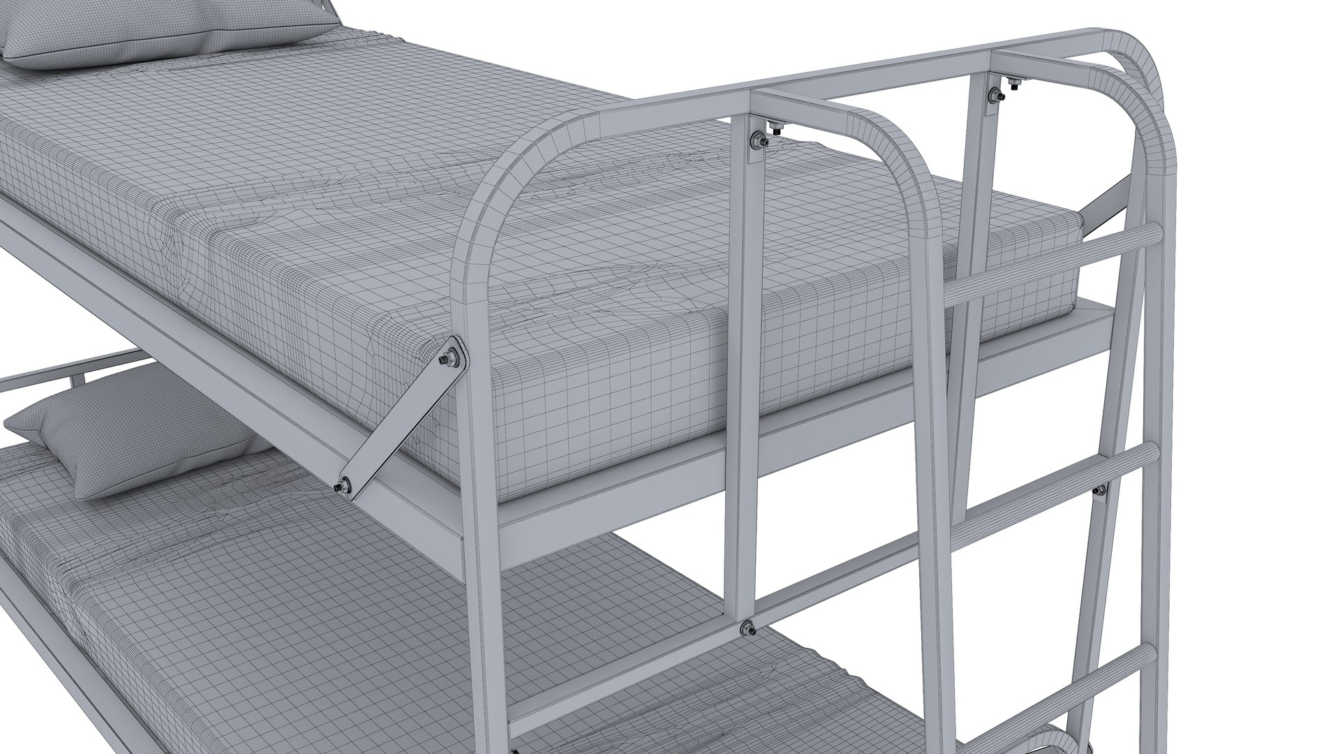 3D Bunk Bed Model - TurboSquid 2282370