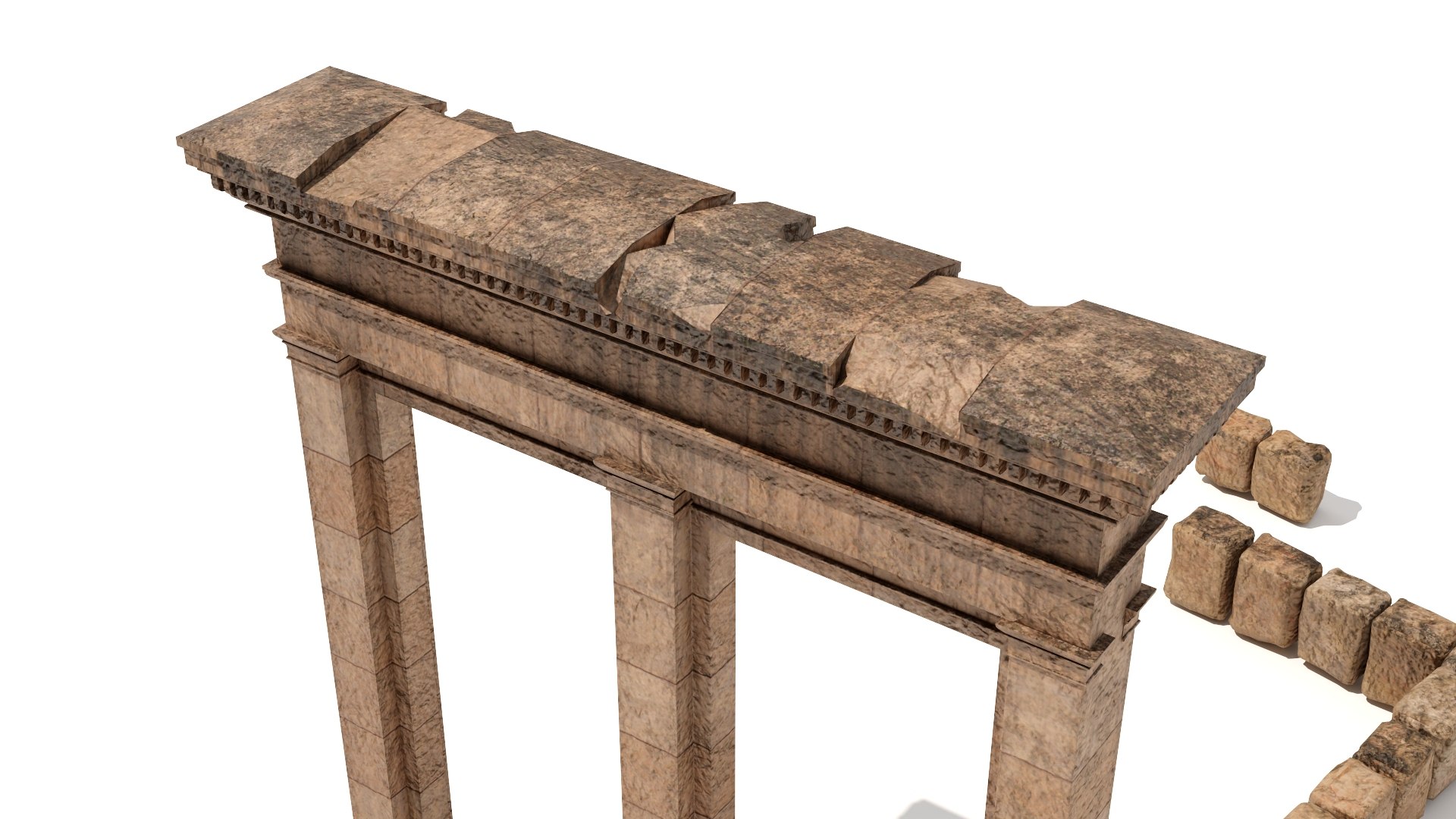 3D Model Ancient Ruins - TurboSquid 2320275
