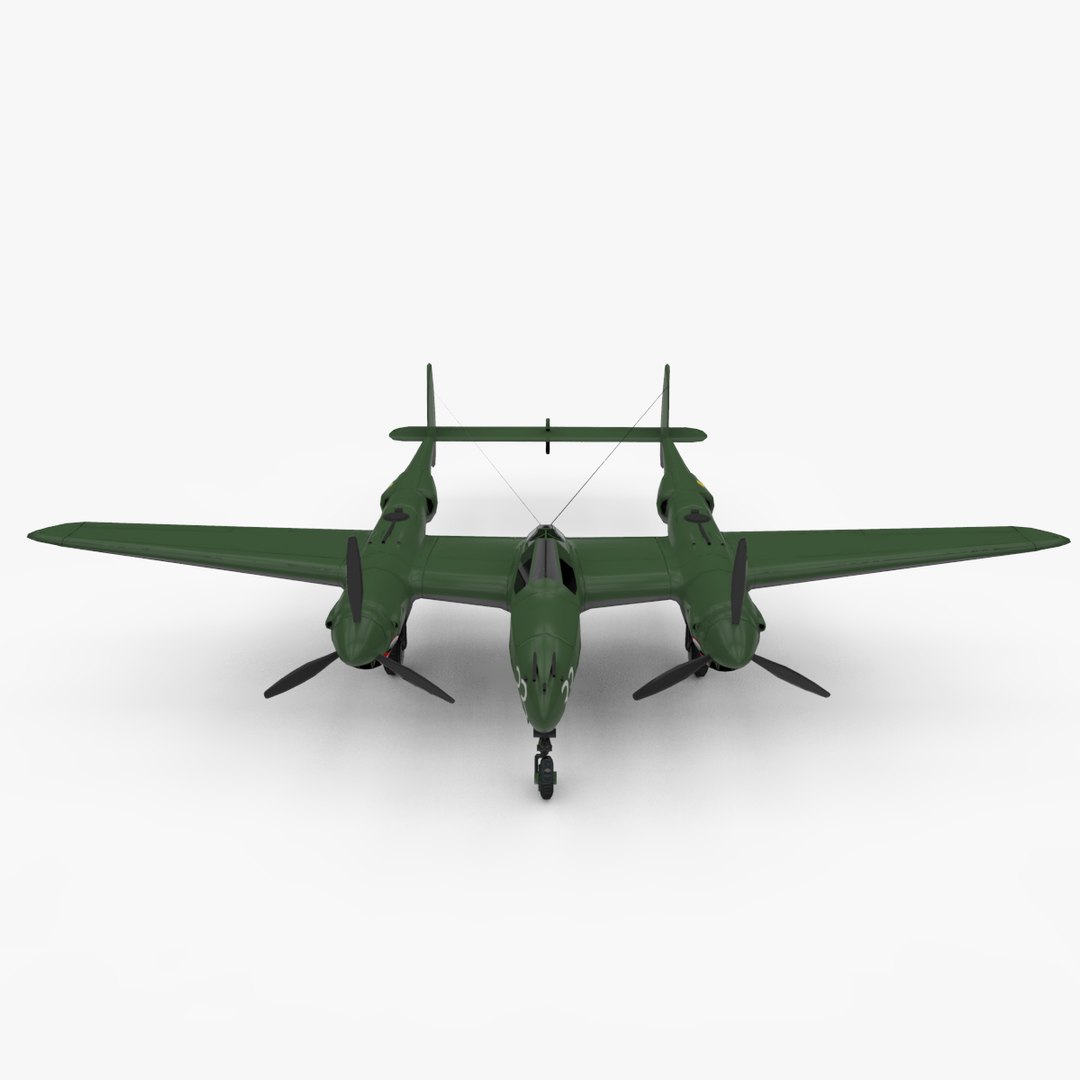3d model lockheed p-38