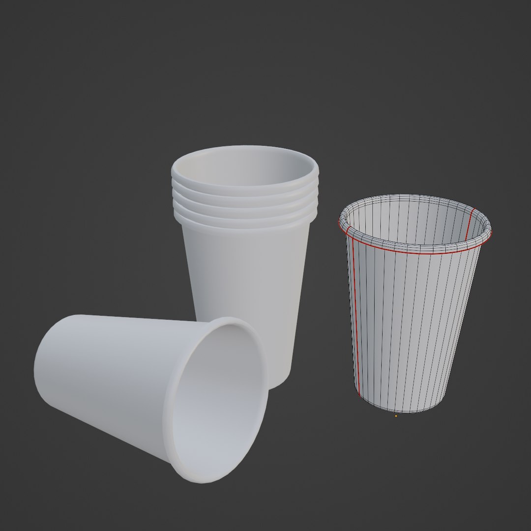 3D Paper Cup 04 Model - TurboSquid 2309289