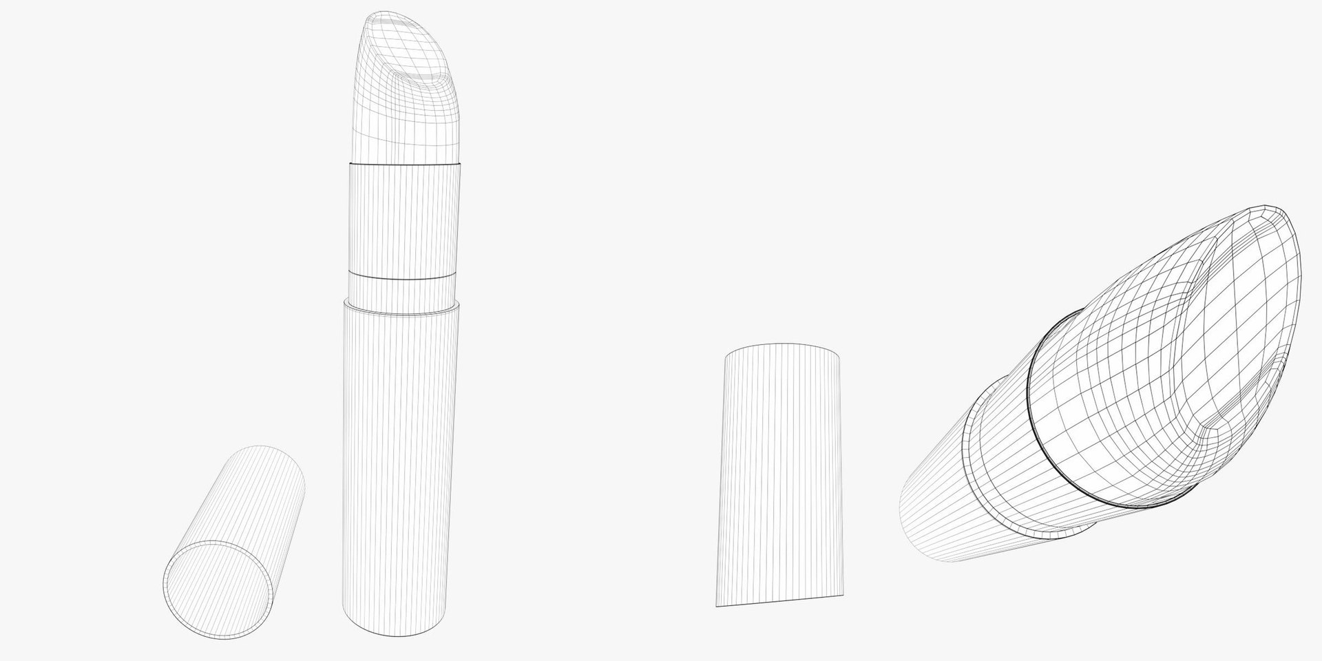 Open lipstick model - TurboSquid 2117712