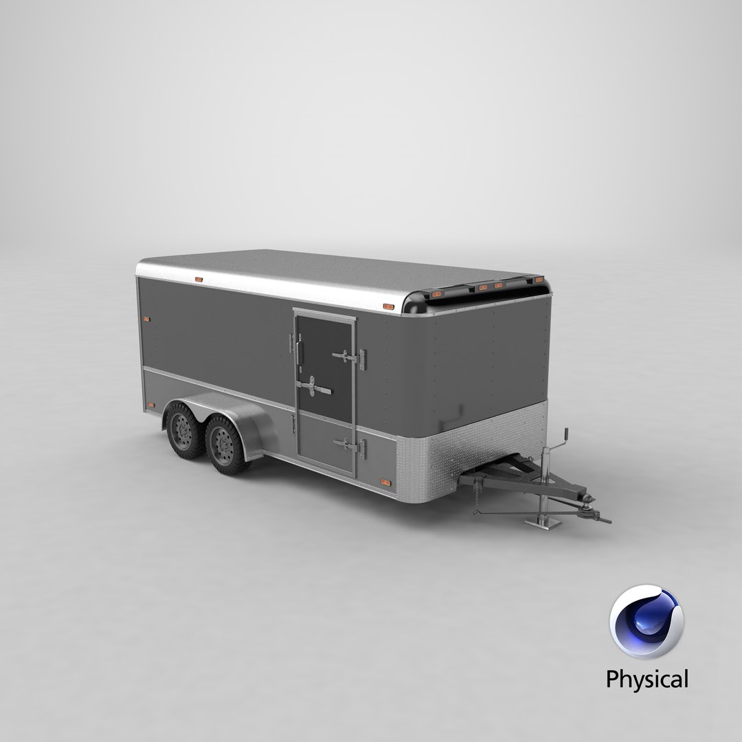 Detailed Cargo Trailer Model - TurboSquid 2087751