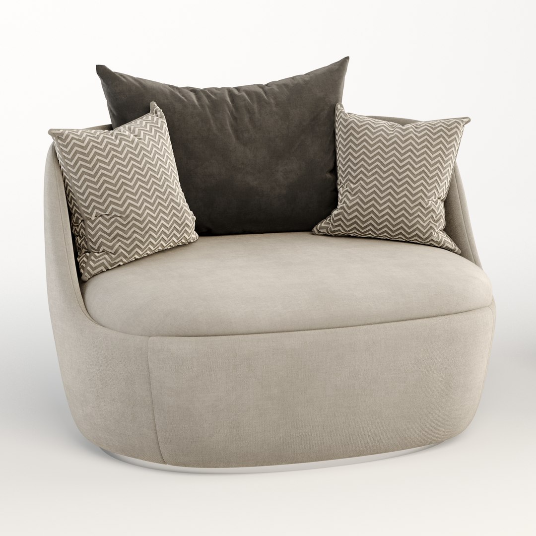 3D Bart Armchair Moooi Model - TurboSquid 2190588