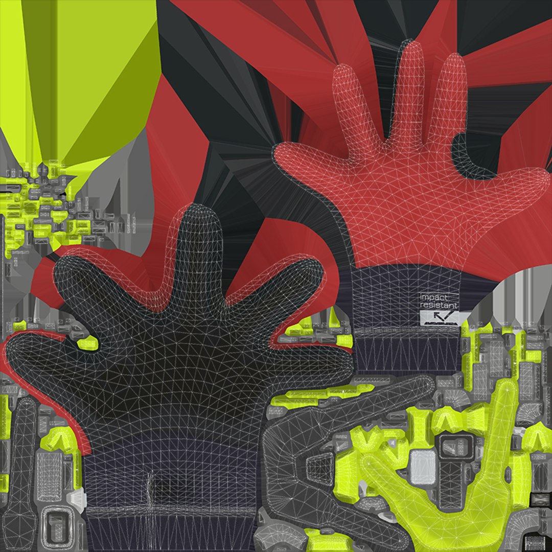 3D Model Impact Resistant Glove - TurboSquid 2186596