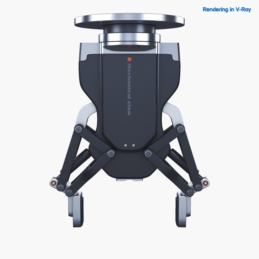 Adaptive Robot Gripper Claw For Industrial Automation A 3D - TurboSquid ...