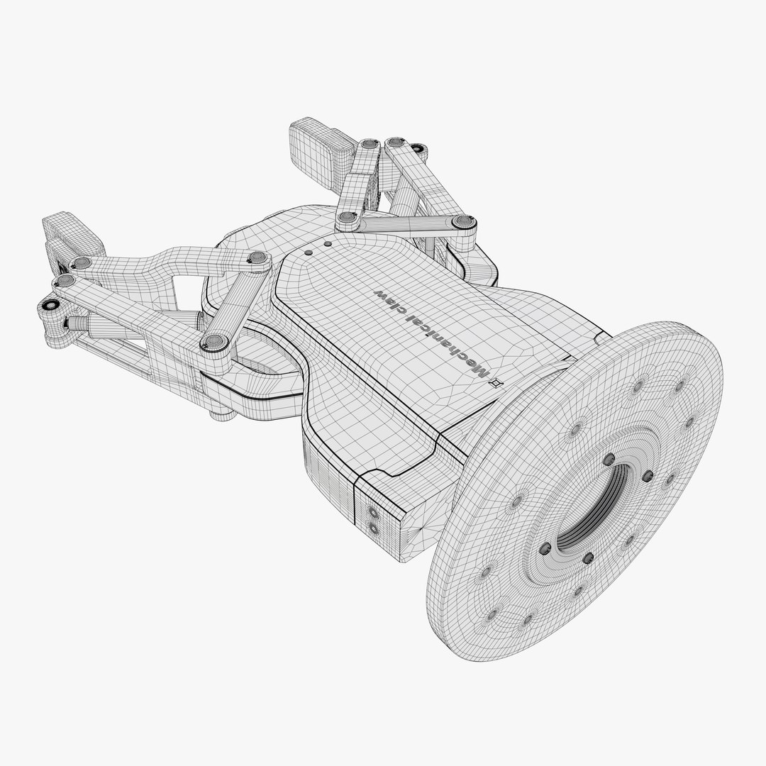 Adaptive Robot Gripper Claw For Industrial Automation A 3D - TurboSquid ...