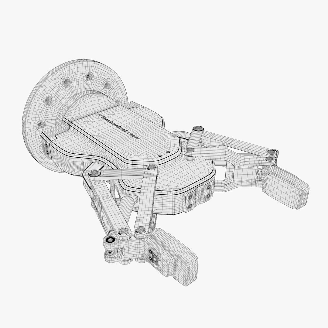 Adaptive Robot Gripper Claw For Industrial Automation A 3D - TurboSquid ...