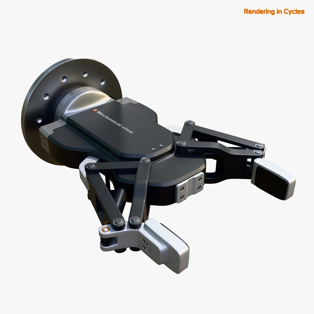 Adaptive Robot Gripper Claw For Industrial Automation A 3D - TurboSquid ...