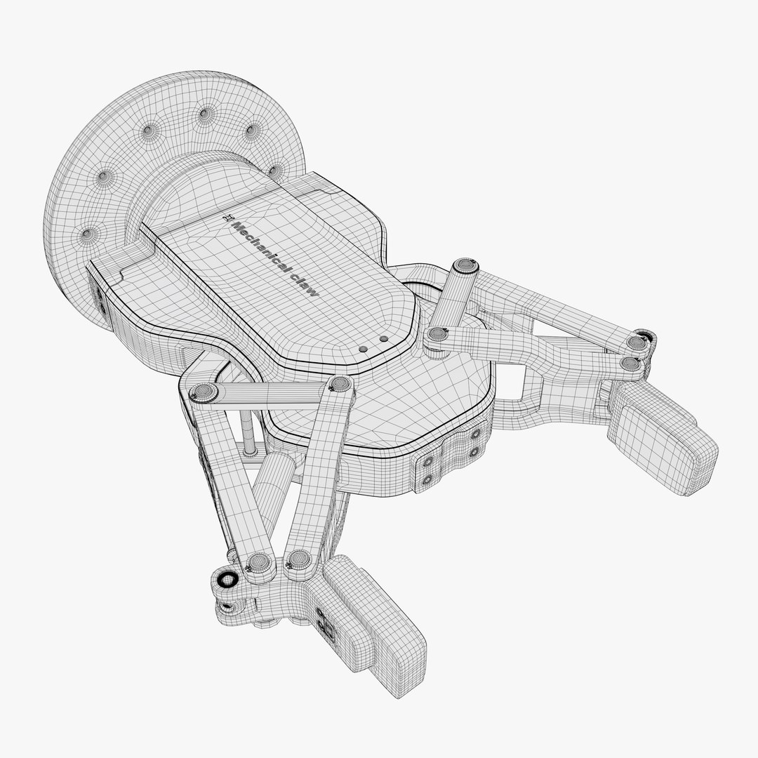 Adaptive Robot Gripper Claw For Industrial Automation A 3D - TurboSquid ...