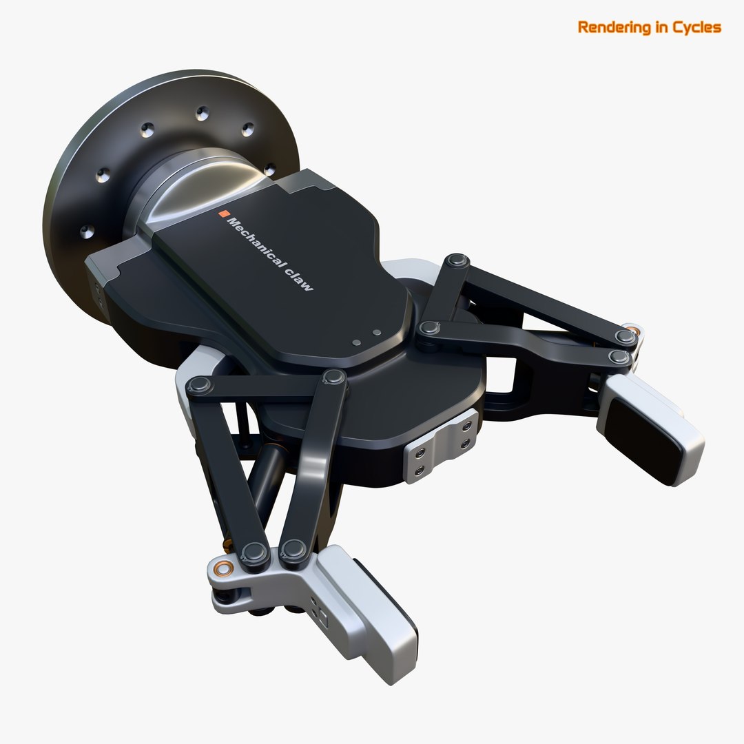 Adaptive Robot Gripper Claw For Industrial Automation A 3D - TurboSquid ...