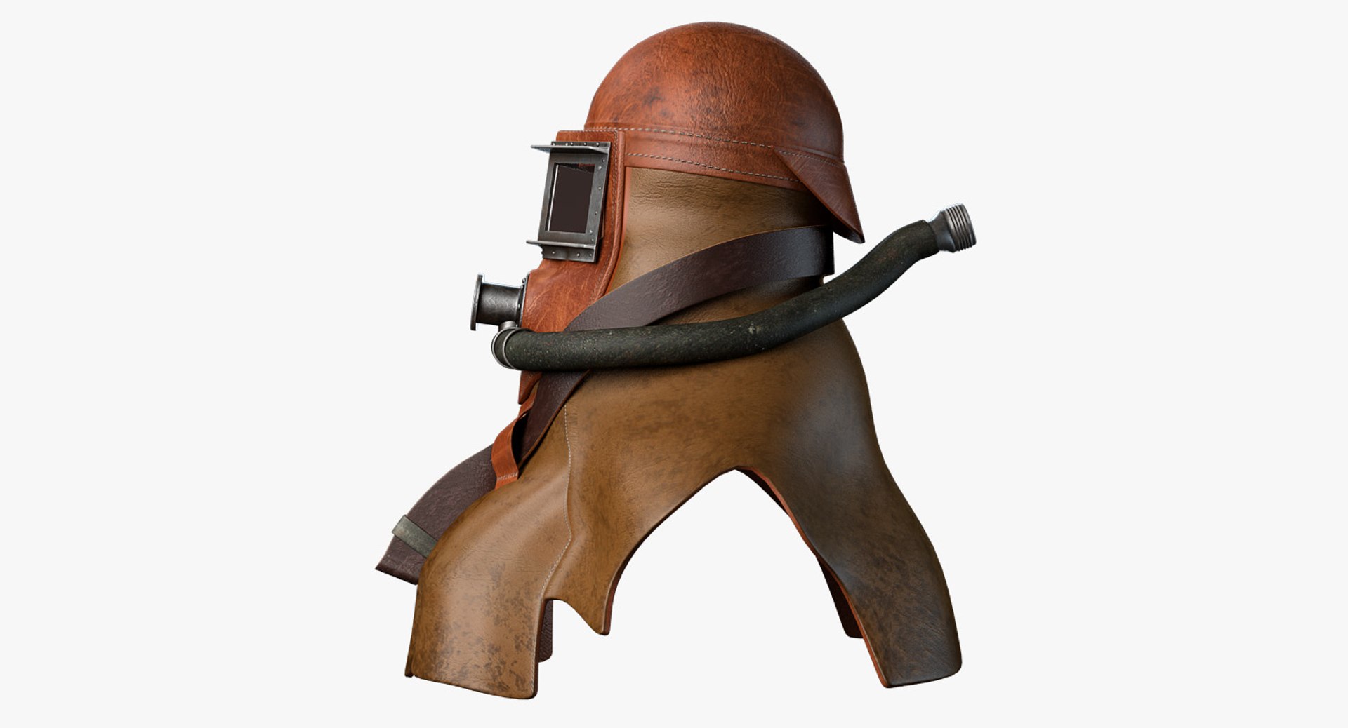 3D Antique Smoke Rescue Mask - TurboSquid 1192020