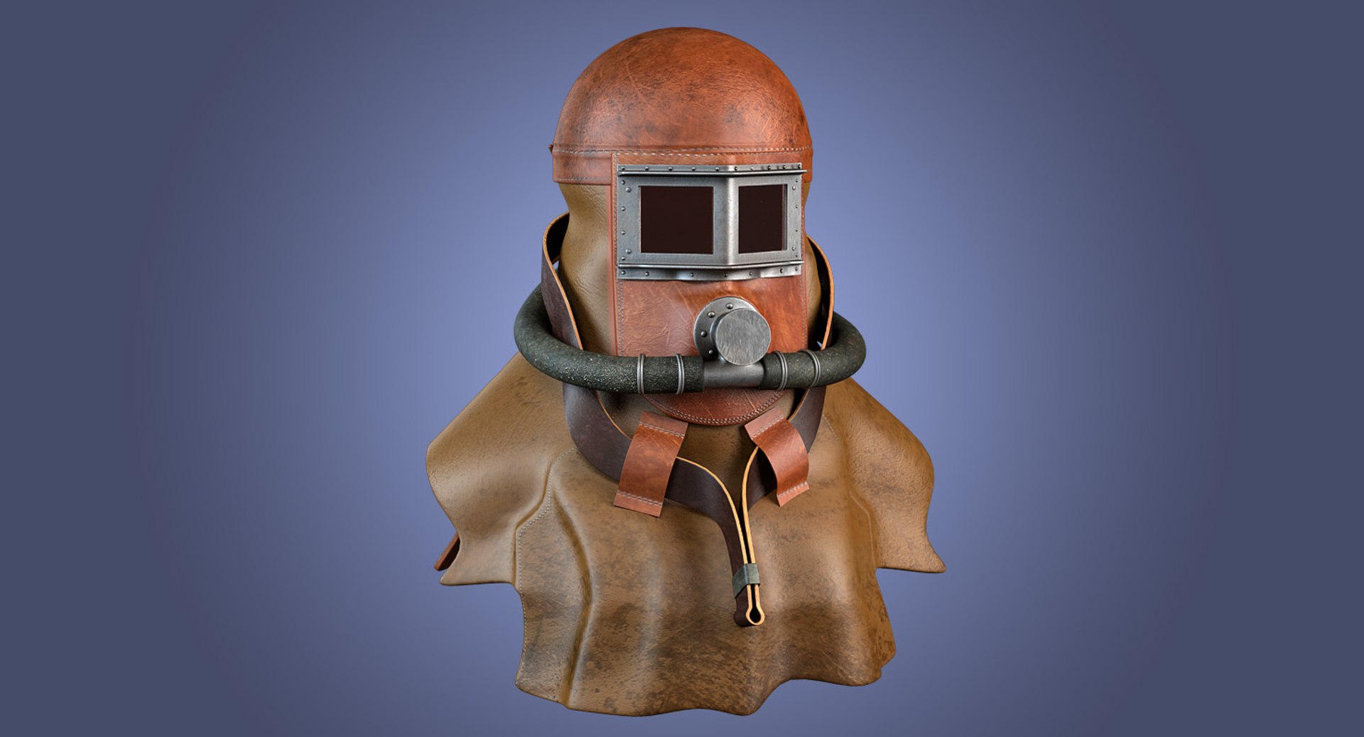 3D antique smoke rescue mask - TurboSquid 1192020