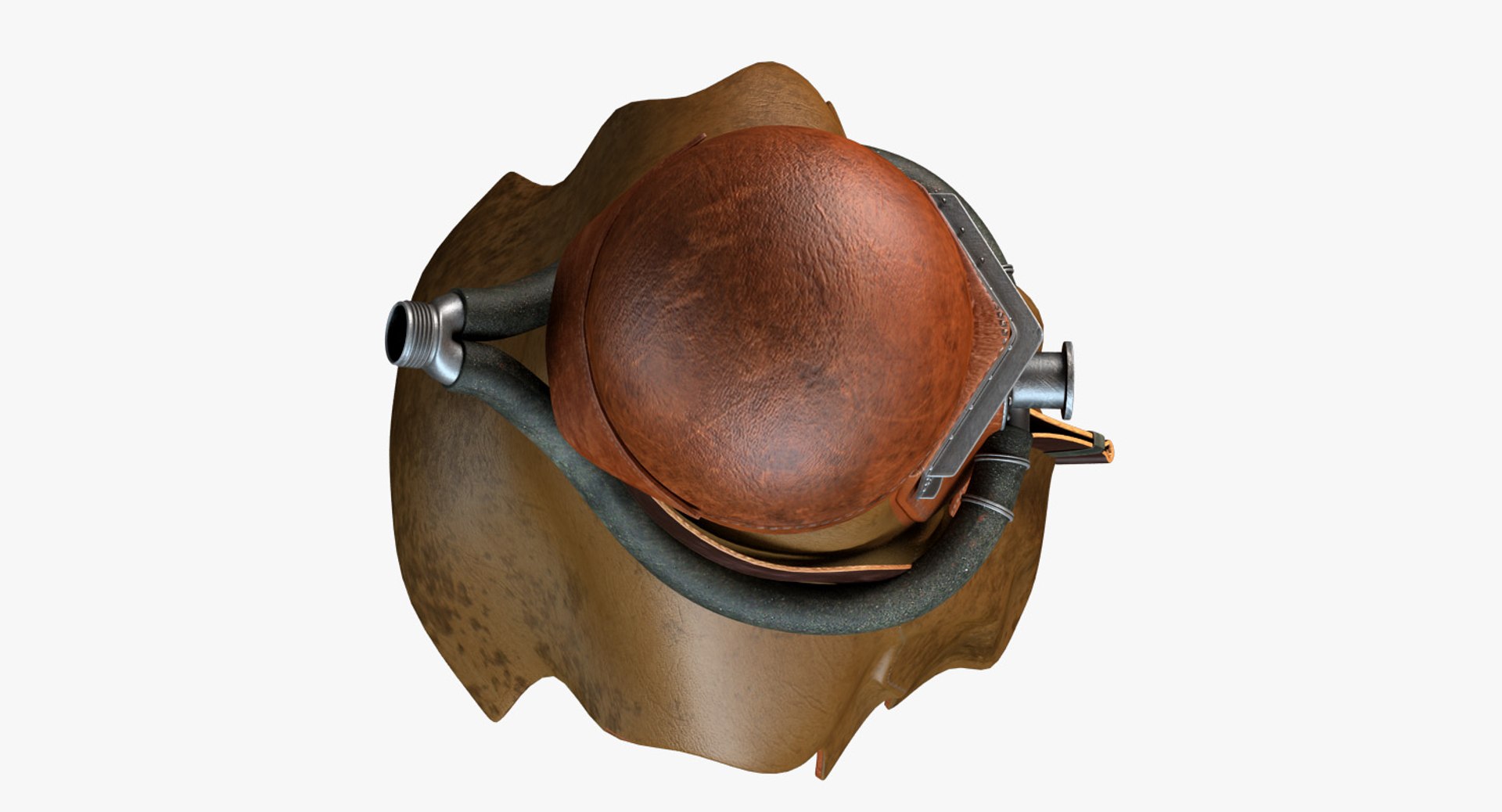 3D antique smoke rescue mask - TurboSquid 1192020