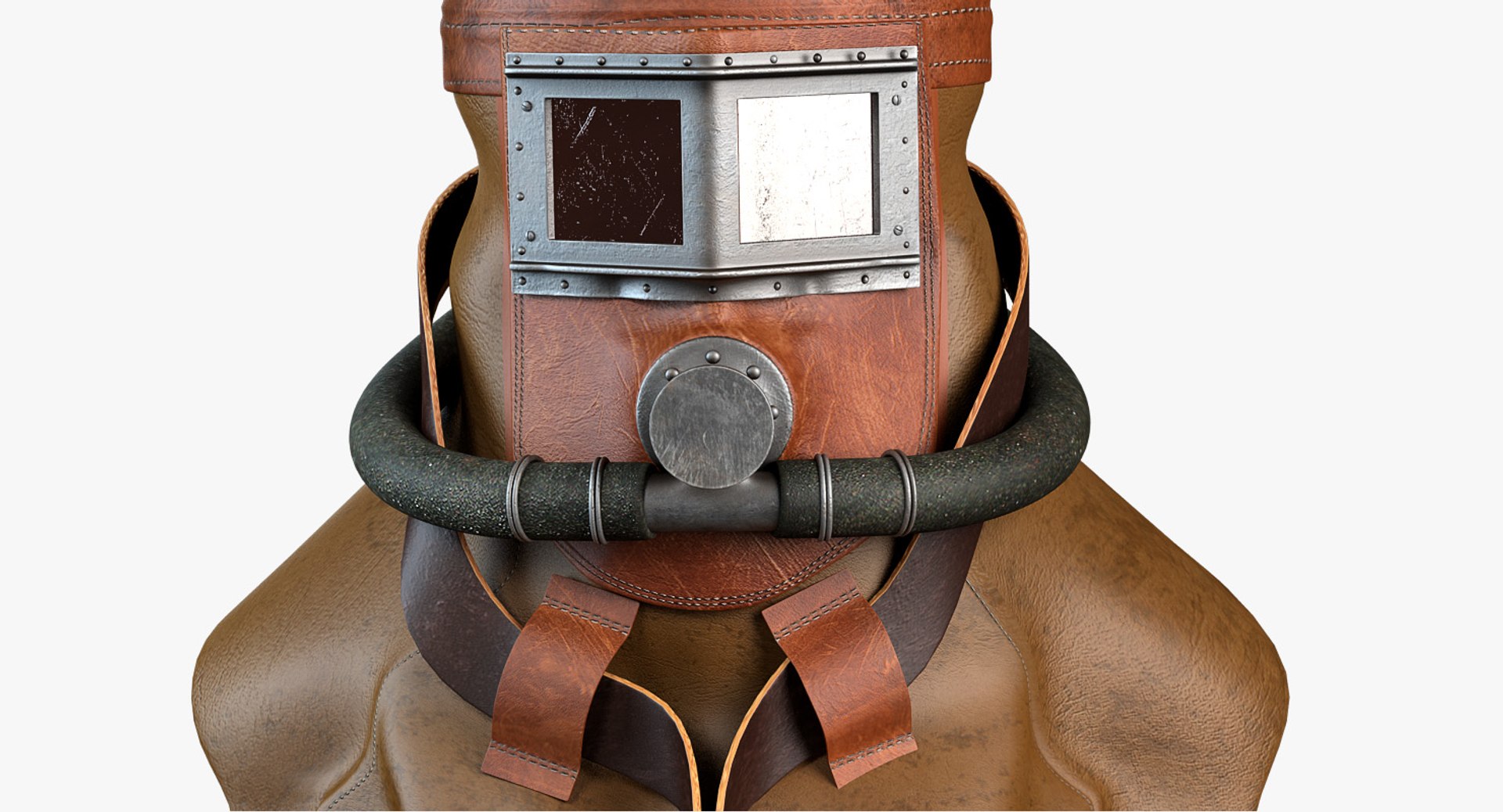3D Antique Smoke Rescue Mask - TurboSquid 1192020