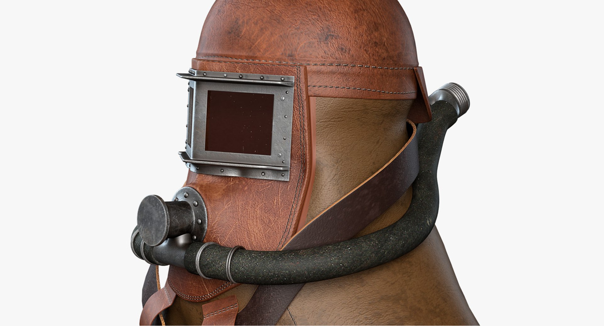 3D Antique Smoke Rescue Mask - TurboSquid 1192020
