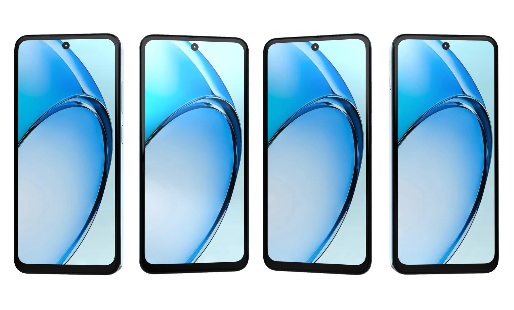 3D Model Oppo A60 Blue - TurboSquid 2226525