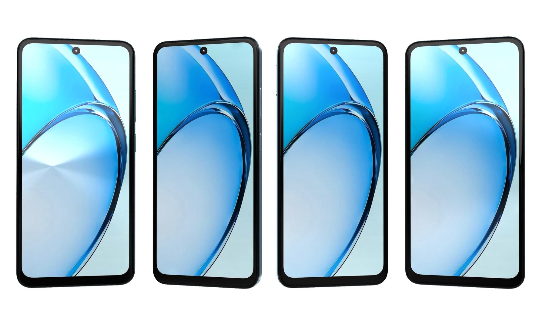 3D Model Oppo A60 Blue - TurboSquid 2226525