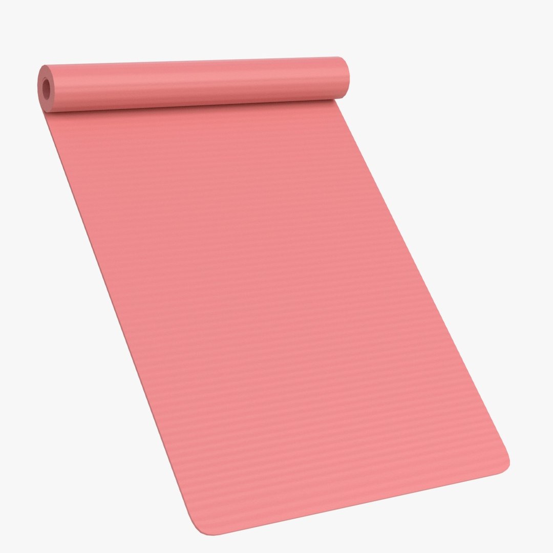 Half Rolled Yoga Mat 3D Model - TurboSquid 1642493