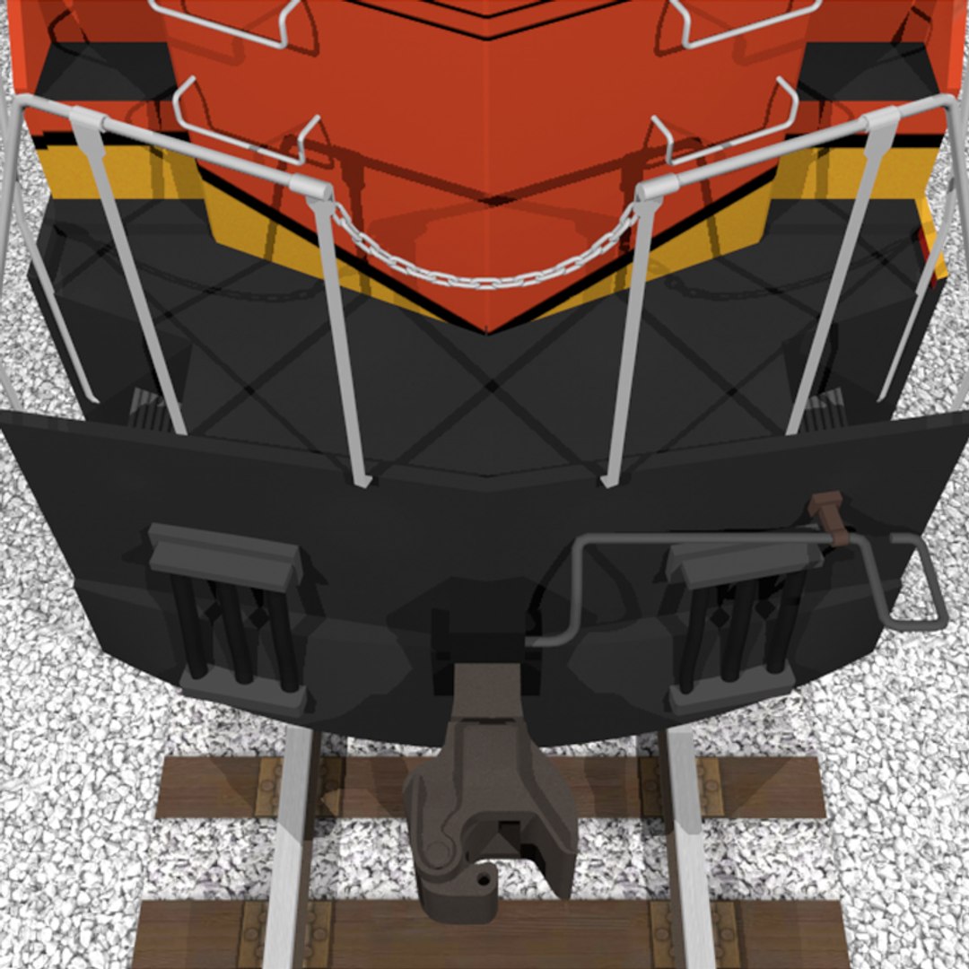Train Engine C4d