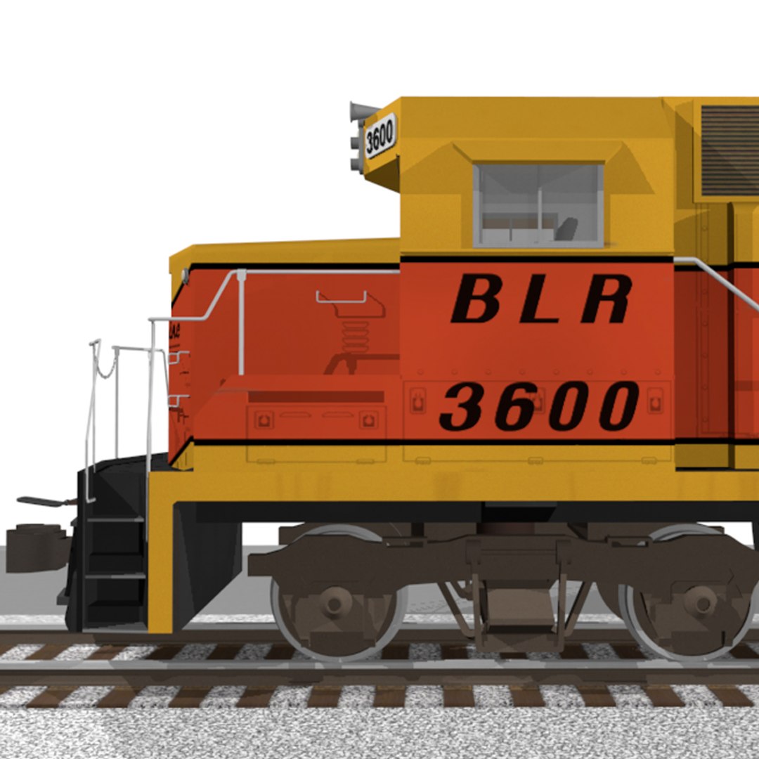 Train Engine C4d