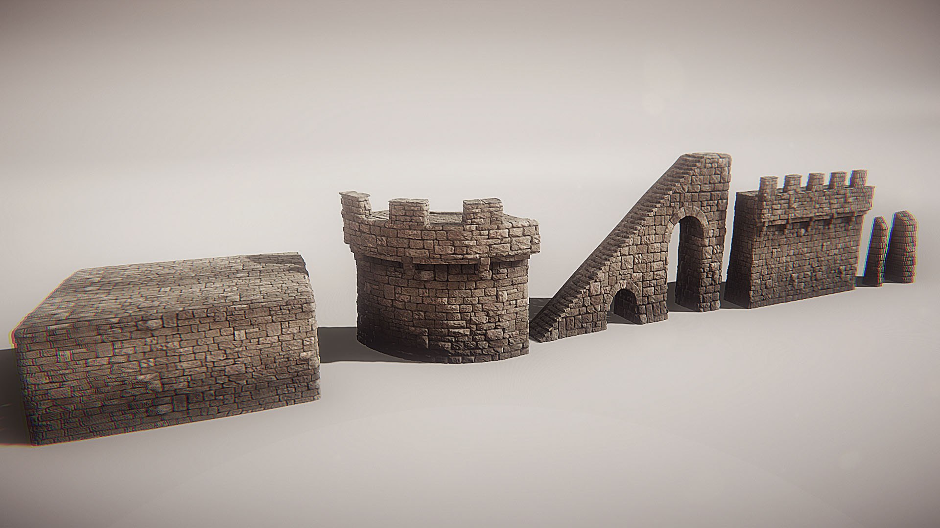 3D Medieval Buildings and Props Collection model - TurboSquid 1893805