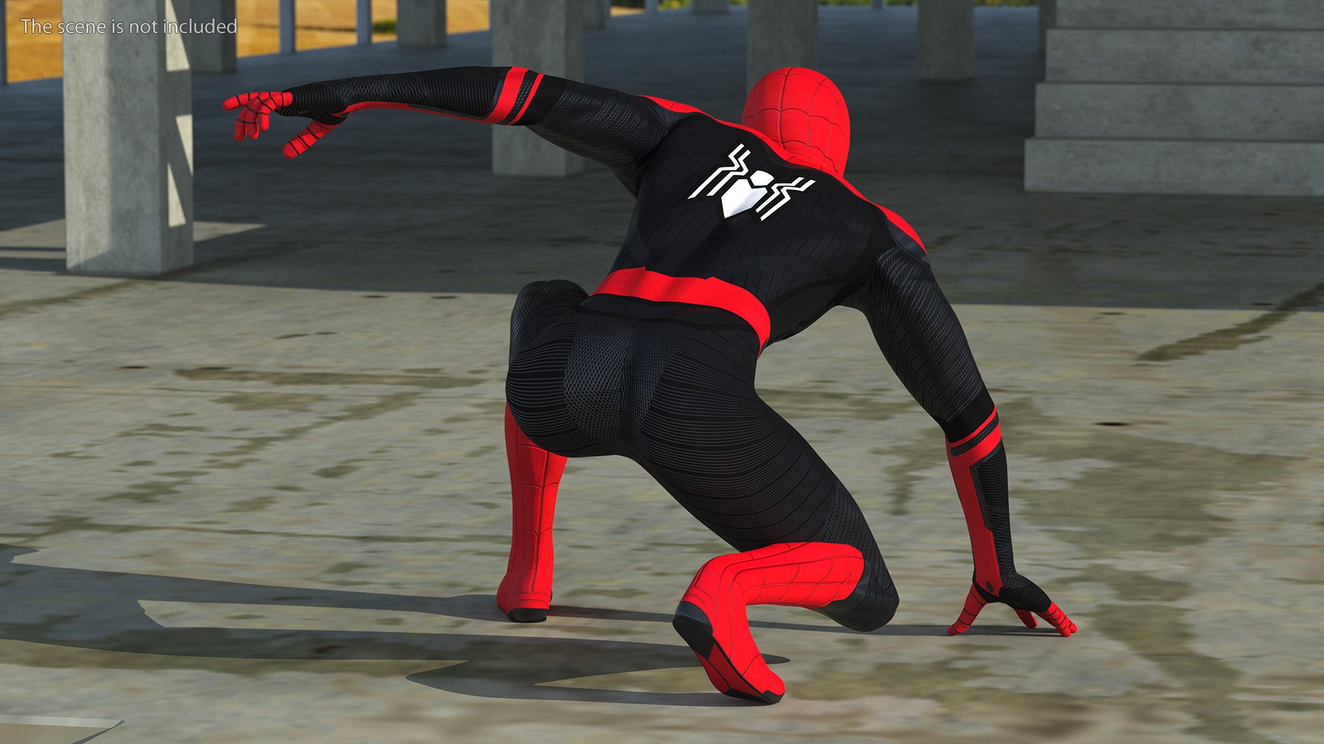 3D Spider Man Ready Pose - TurboSquid 1792758