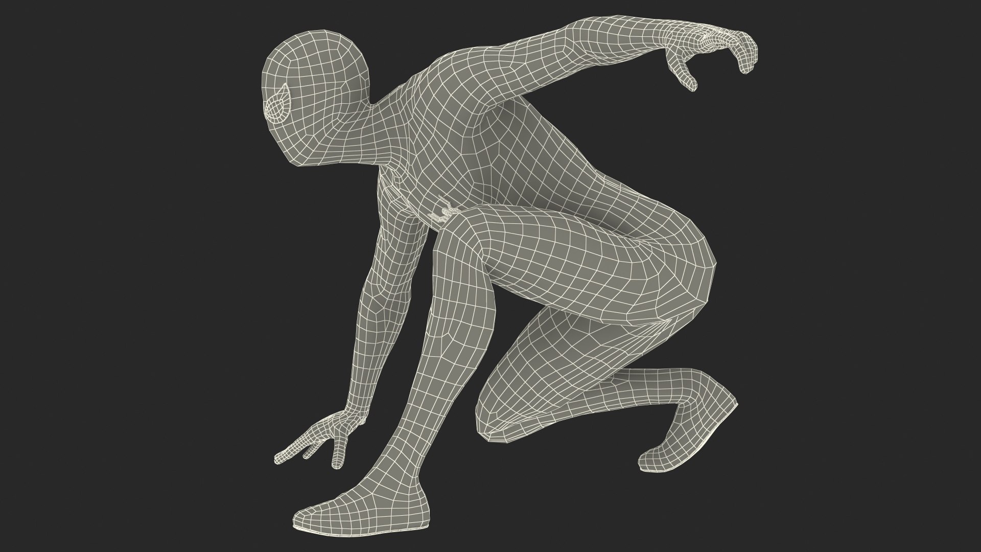 3D Spider Man Ready Pose - TurboSquid 1792758