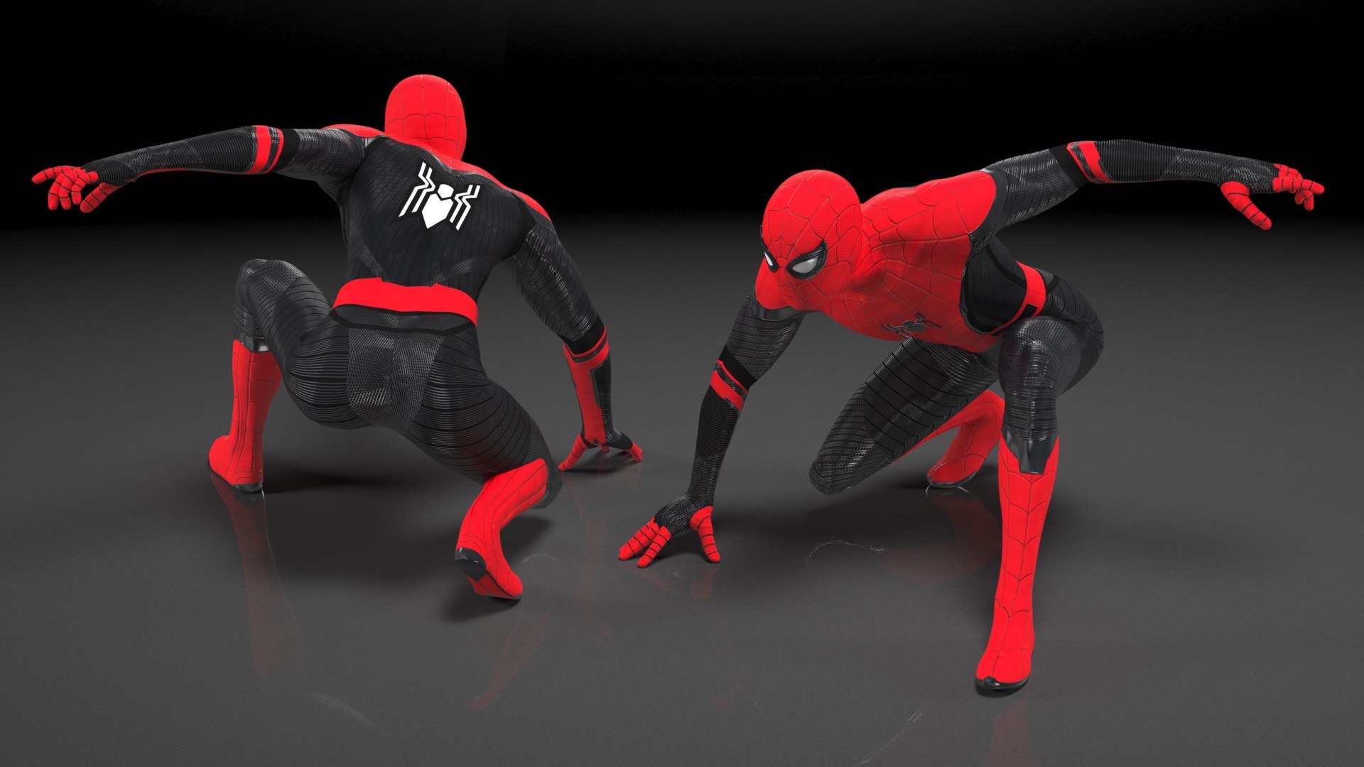 3D Spider Man Ready Pose - TurboSquid 1792758